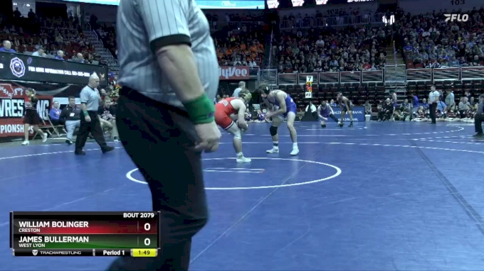 2A-165 lbs Champ. Round 1 - James Bullerman, West Lyon vs William ...