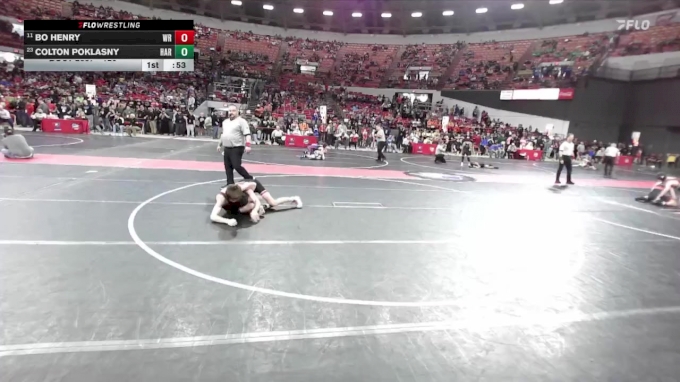 120 lbs Semifinal - Bo Henry, Wausaukee Rangers vs Colton Poklasny ...