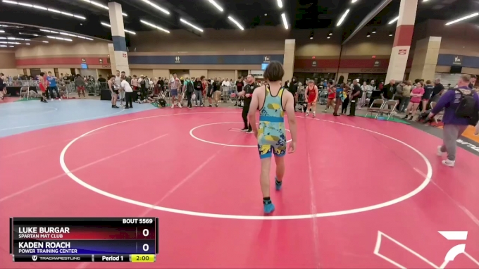 150 lbs Champ. Round 1 - Luke Burgar, Spartan Mat Club vs Kaden Roach ...