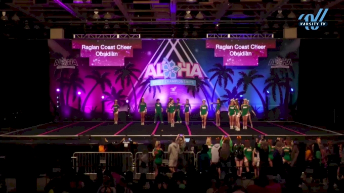 Raglan Coast Cheer - Obsidian [2024 L3 Senior Coed 2] 2024 Aloha Grand ...