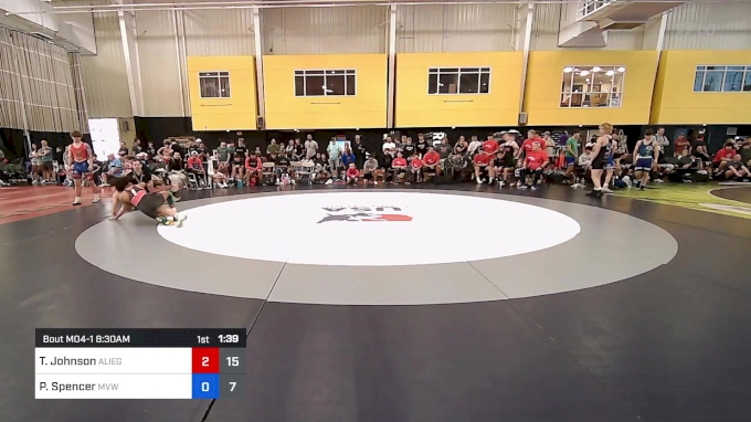 57 kg Rr Rnd 1 - Tye Johnson, Team Alien Gold vs Peyton Spencer, Mohawk ...