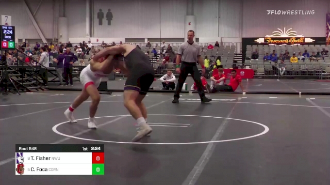 174 lbs Consolation - Troy Fisher, Northwestern vs Christopher Foca ...