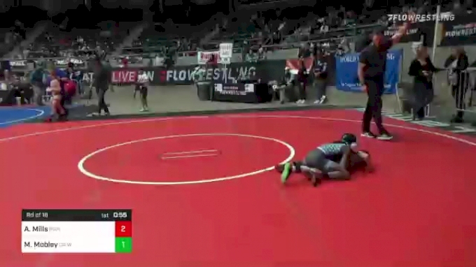 64 lbs Rd Of 16 - Ariah Mills, Roundtree Wrestling Academy vs Mark ...