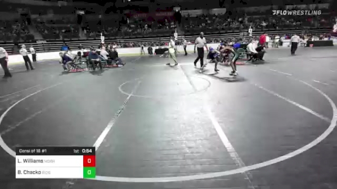 90 lbs Consi Of 16 #1 - Liam Williams, Moorestown vs Benjamin Chacko, Ridge