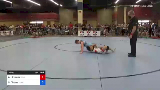 49 kg Round Of 16 - Audrey Jimenez, Sunkist Kids Wrestling Club vs ...