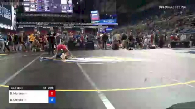 106 lbs Consi Of 8 #2 - Damian Moreno, Arizona vs Davis Motyka ...