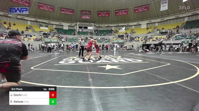 120 lbs 3rd Place - Johny Gochi, Fayetteville Wild Hog Wrestling vs ...