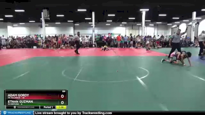 64 lbs Round 1 (8 Team) - Adam Gordy, PA Alliance vs Ethan Guzman ...