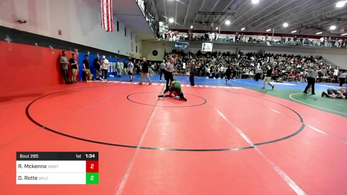 113 lbs Consi Of 16 #1 - Ryan Mckenna, Dumont vs Delvan Rotte, Depaul ...