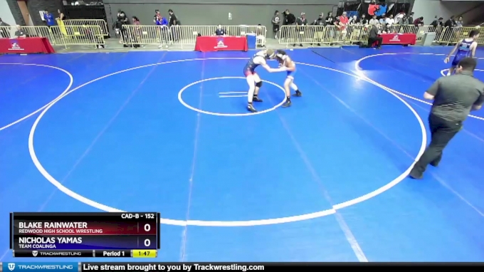 152 lbs Champ. Round 2 - Blake Rainwater, Redwood High School Wrestling ...