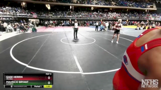 5A 165 lbs 5th Place Match - Mauricio Bryant, Leander vs Gage Herrin ...