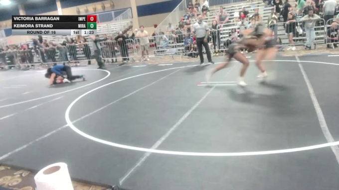 136 lbs Round Of 16 - Victoria Barragan, Imperial vs Keimora Strand ...