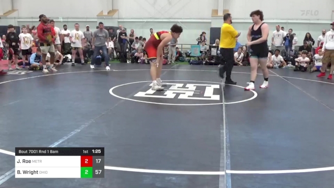 240 lbs Round 1 - Jordan Roe, Metro All-Stars vs Braylon Wright, Ohio ...