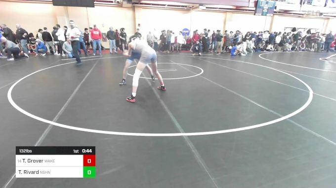132 lbs Consi Of 32 #1 - Tommy Grover, Wakefield vs Trevor Rivard ...