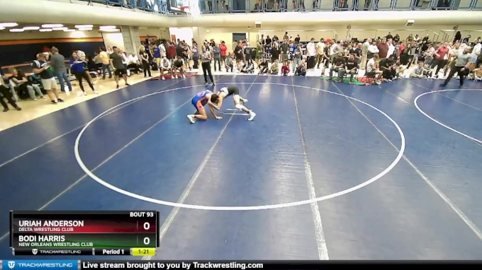 132 lbs Quarterfinal - Bodi Harris, New Orleans Wrestling Club vs Uriah ...