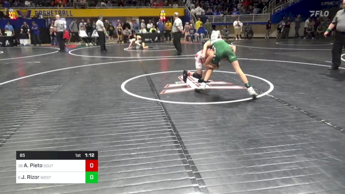85 lbs Round Of 32 - Anthony Pieto, South Side Beaver vs Jacob Rizor ...