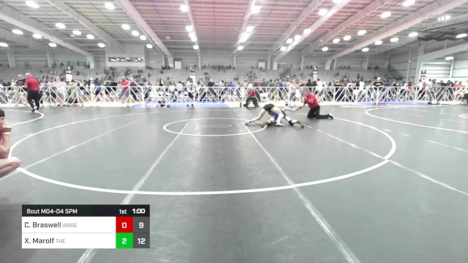 132 lbs Rr Rnd 1 - Carson Braswell, Warehouse Warriors vs Xavier Marolf ...