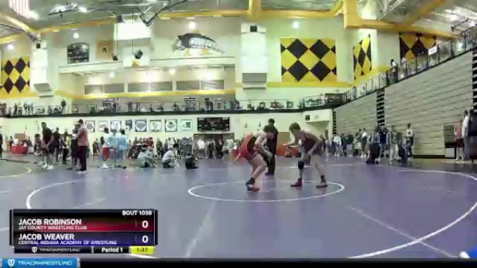 145 lbs 7th Place Match - Jacob Robinson, Jay County Wrestling Club vs Jacob Weaver, Central ...