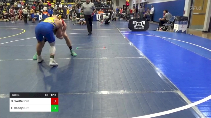 170 lbs Round Of 16 - Dawson Wolfe, Southmoreland vs Tristan Casey ...