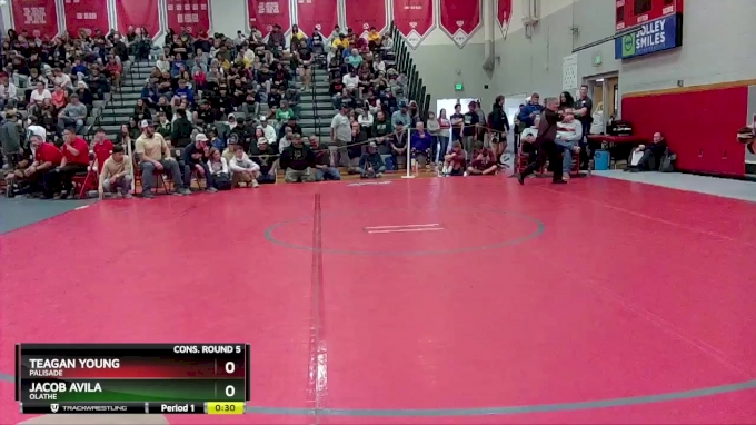 113 lbs Cons. Round 5 - Teagan Young, Palisade vs Jacob Avila, Olathe