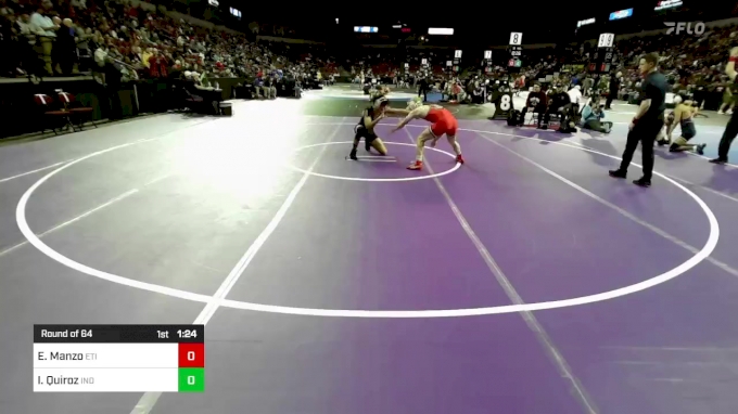 145 lbs Round Of 64 - Evan Manzo, Etiwanda (SS) vs Isaac Quiroz ...