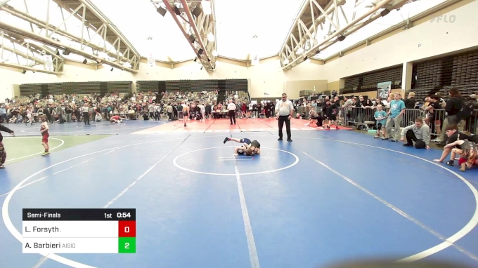 47-T lbs Semifinal - Logan Forsyth, . vs Angelo Barbieri, All I See Is ...