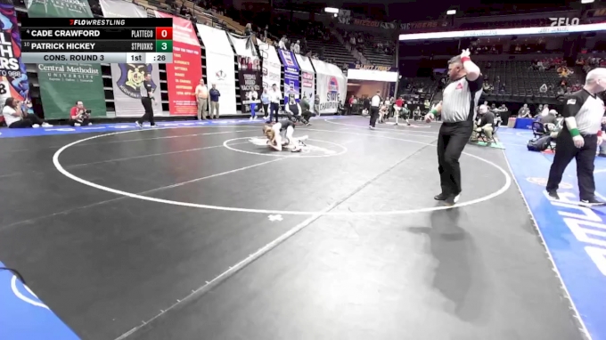 106 Class 3 lbs Cons. Round 3 - Patrick Hickey, St. Pius X (Kansas City ...