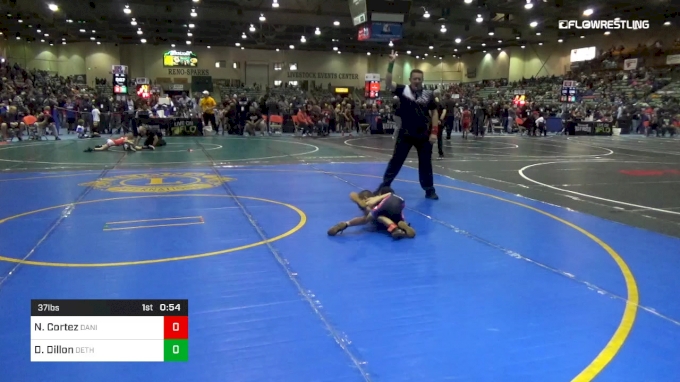 37 lbs Consi Of 8 #2 - Nehemiah Cortez, Daniel Cormier Wrestling vs ...