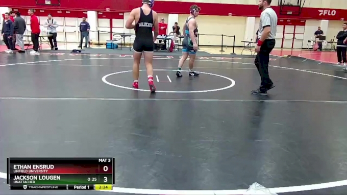 197 lbs 3rd Place Match - Ethan Ensrud, Linfield University vs Jackson ...