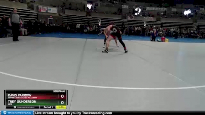 115 lbs Semifinal - Davis Parrow, Summit Wrestling Academy vs Trey ...