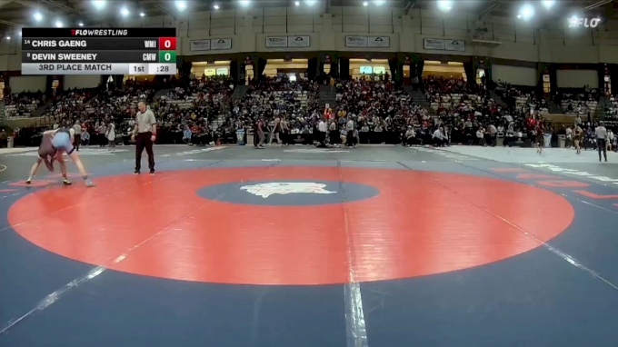 165-2A/1A 3rd Place Match - Chris Gaeng, Winters Mill vs Devin Sweeney ...