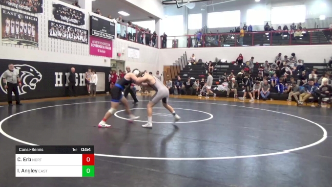 172 lbs Consolation - Clayton Erb, Northern Lebanon vs Isaiah Angley ...