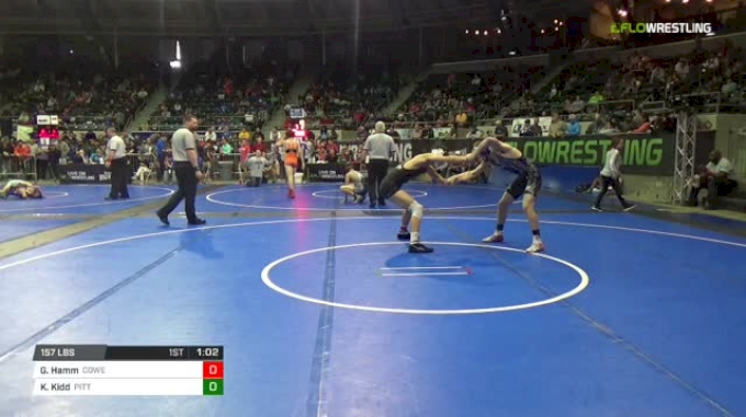 157 lbs Round of 32 - Gage Hamm, Coweta Tiger Wrestling vs Koby Kidd ...