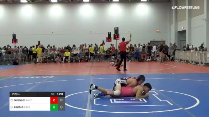 106 lbs Rr Rnd 3 - Owen Reinsel, All American Wrestling Club vs Carlos ...