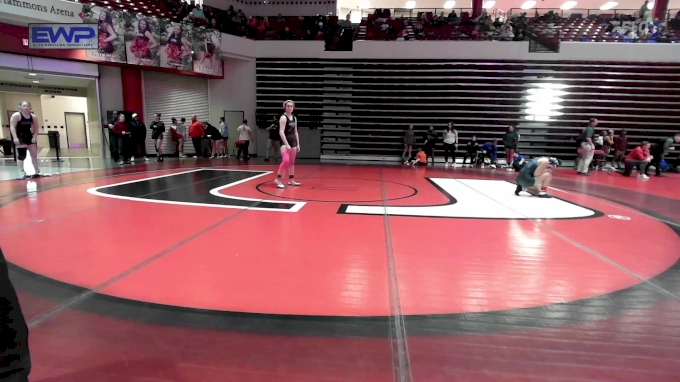 130 lbs Rr Rnd 3 - Serenity Varela, Marlow High School Girls vs Alex ...