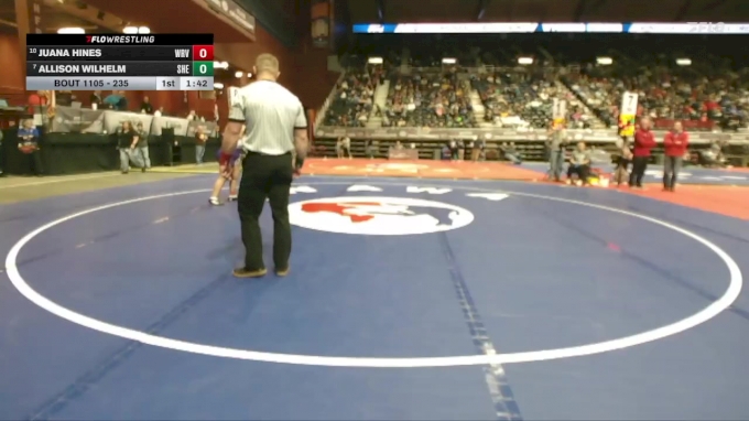 235 lbs Champ. Round 1 - Allison Wilhelm, Sheridan vs Juana Hines, Wind ...