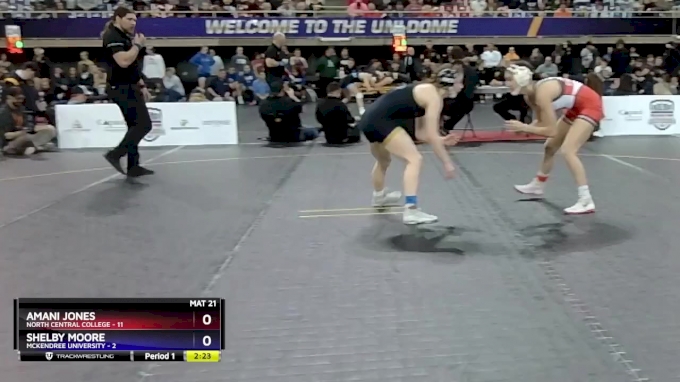 123 lbs Semis & 3rd Wb (16 Team) - Amani Jones, North Central College ...