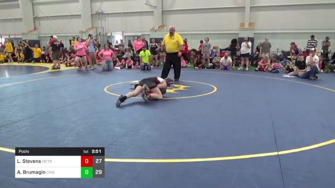 122 lbs Pools - Lydia Stevens, Metro All-Stars vs Avery Brumagin, CKW ...