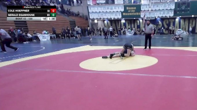 120 lbs Champ. Round 1 - Cole Hoeppner, Newport Harbor vs Gerald ...