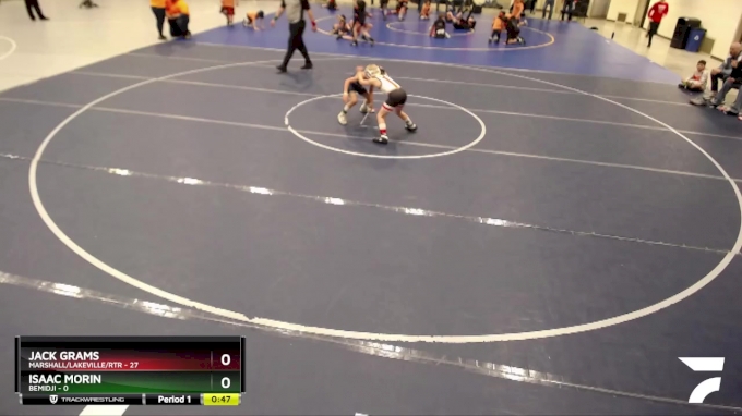 70 lbs Finals (8 Team) - Isaac Morin, Bemidji vs Jack Grams, Marshall ...