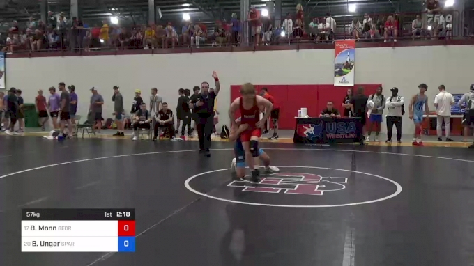57 kg Round Of 32 - Benjamin Monn, George Mason vs Brett Ungar, Spartan ...