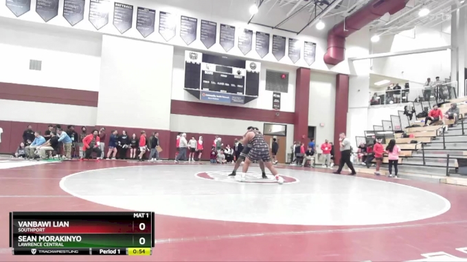 285 lbs Champ. Round 1 - Vanbawi Lian, Southport vs Sean Morakinyo ...
