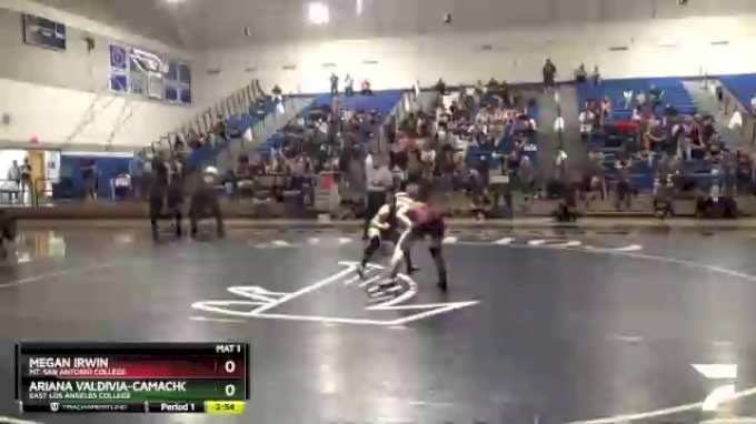 128 lbs 1st Place Match - Megan Irwin, Mt. San Antonio College vs ...
