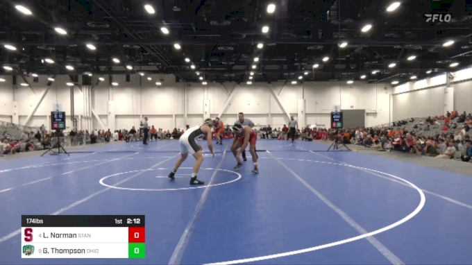 174 lbs Semis - Lorenzo Norman, Stanford vs Garrett Thompson, Ohio