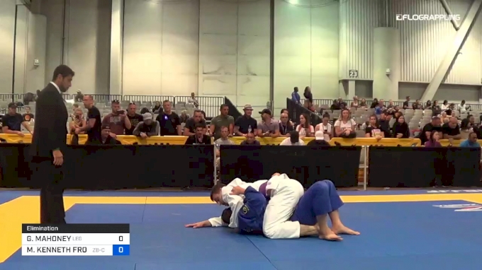 GLEN MAHONEY vs MICHAEL KENNETH FROESE 2019 World Master IBJJF Jiu ...