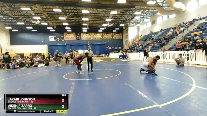 285 lbs Round 3 (8 Team) - Jakari Johnson, George Jenkins WC vs Aiden ...