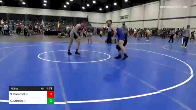 182 lbs Consolation - Griffin Gammell, IA vs Kyle Combs, SC
