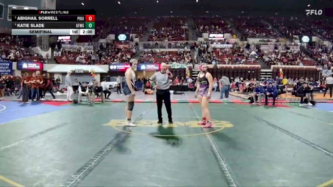 G - 190 lbs Semifinal - Abighail Sorrell, Polson Girls vs Katie Slade ...