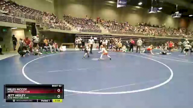 58 lbs Cons. Semi - Jett Higley, Juab Wrestling Club vs Miles McCoy ...