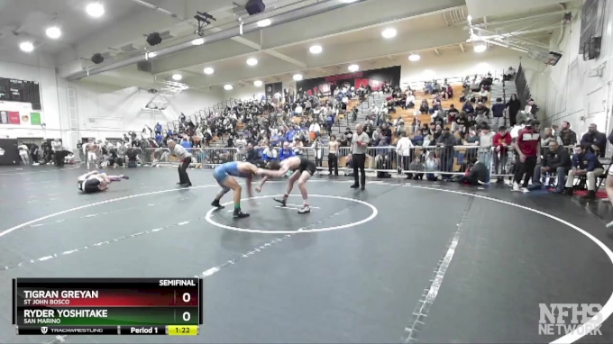 144 lbs Semifinal - Ryder Yoshitake, San Marino vs Tigran Greyan, St ...